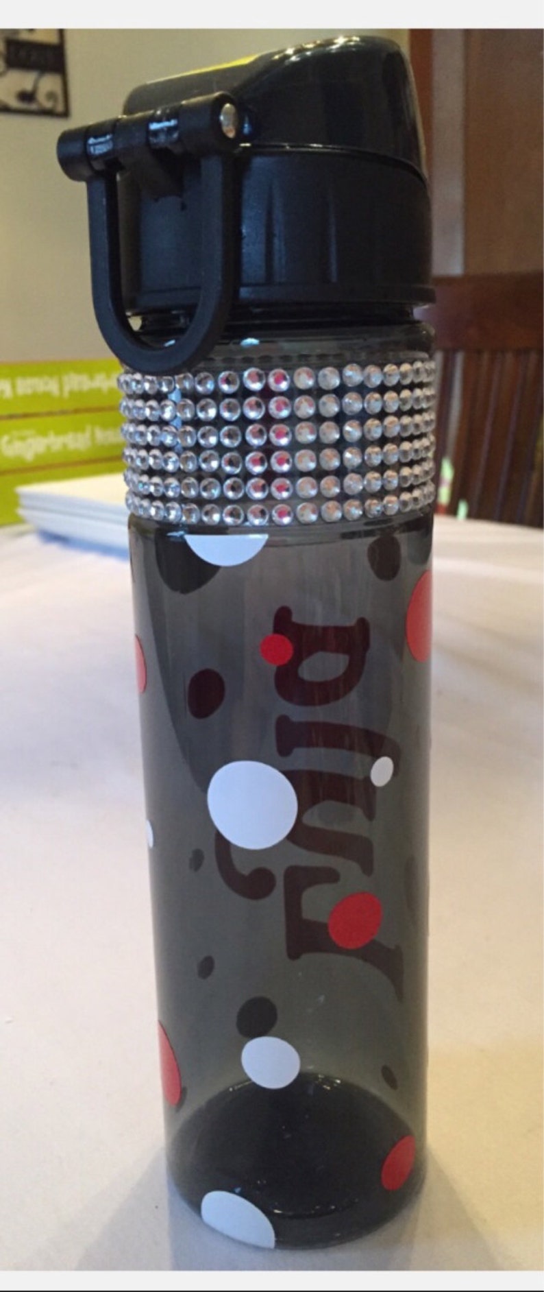 Personalized Bling Water Bottle | Etsy