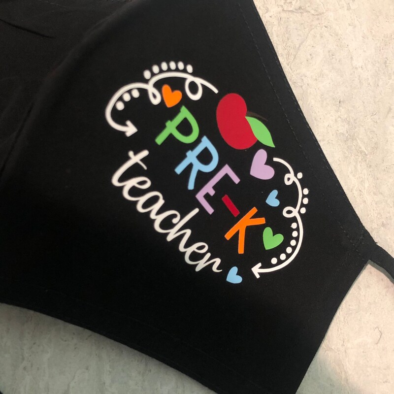 Teacher Face Mask - Etsy
