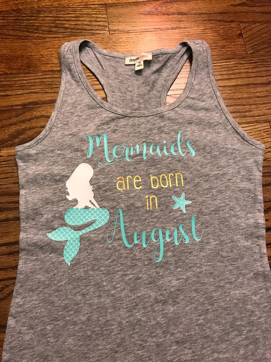 Mermaids Are Born in birth Month Tank - Etsy