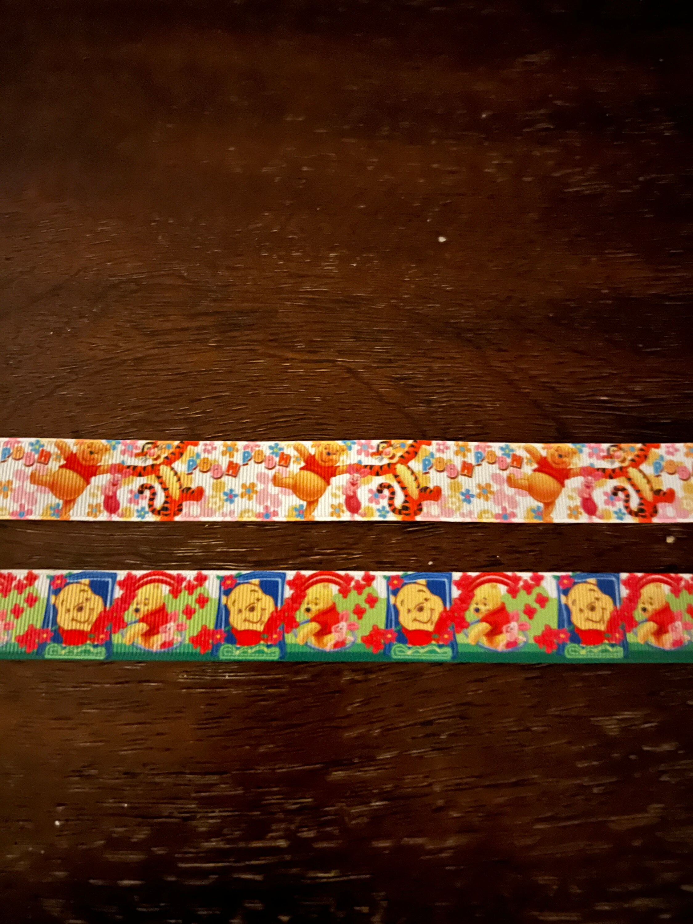 Winnie and Tiger Inspired Craft Ribbon Lot, Total of 6.5 Yards of 7/8 ...