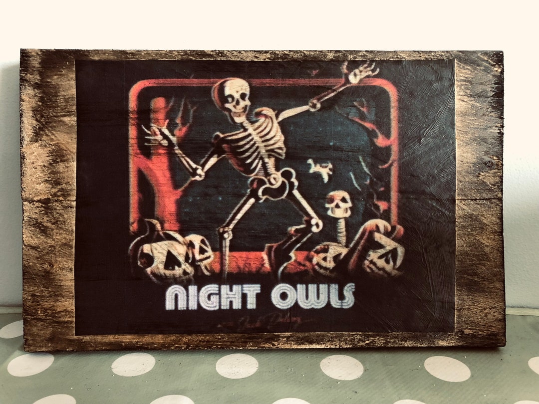 Late Night With the Devil Night Owls Wall Hanging - Etsy