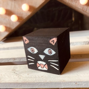 Vintage Halloween Character Blocks - Etsy