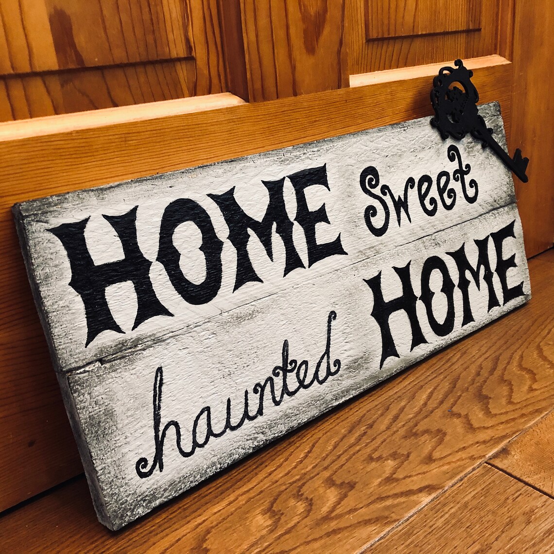 Home Sweet Haunted Home Sign | Etsy