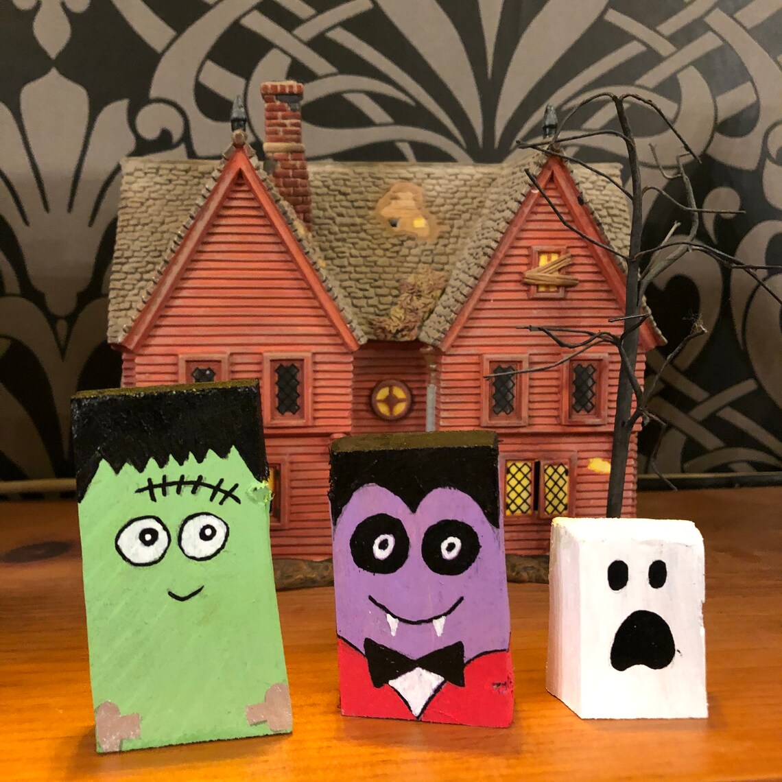 Set of 3 Halloween Shelf Sitters - Etsy