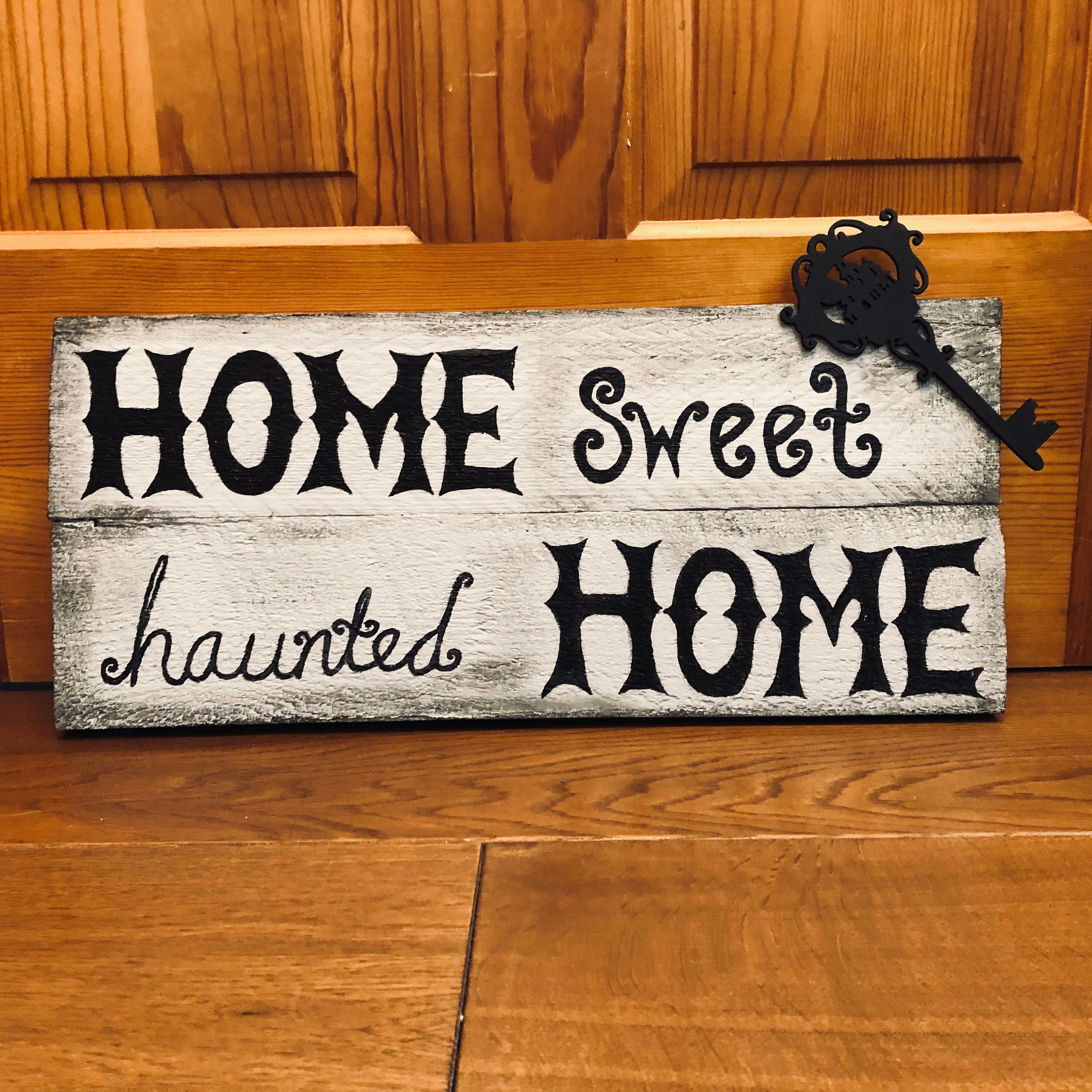Home Sweet Haunted Home Sign - Etsy
