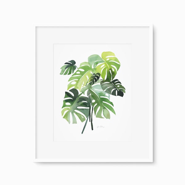 Philodendron Wall - Etsy