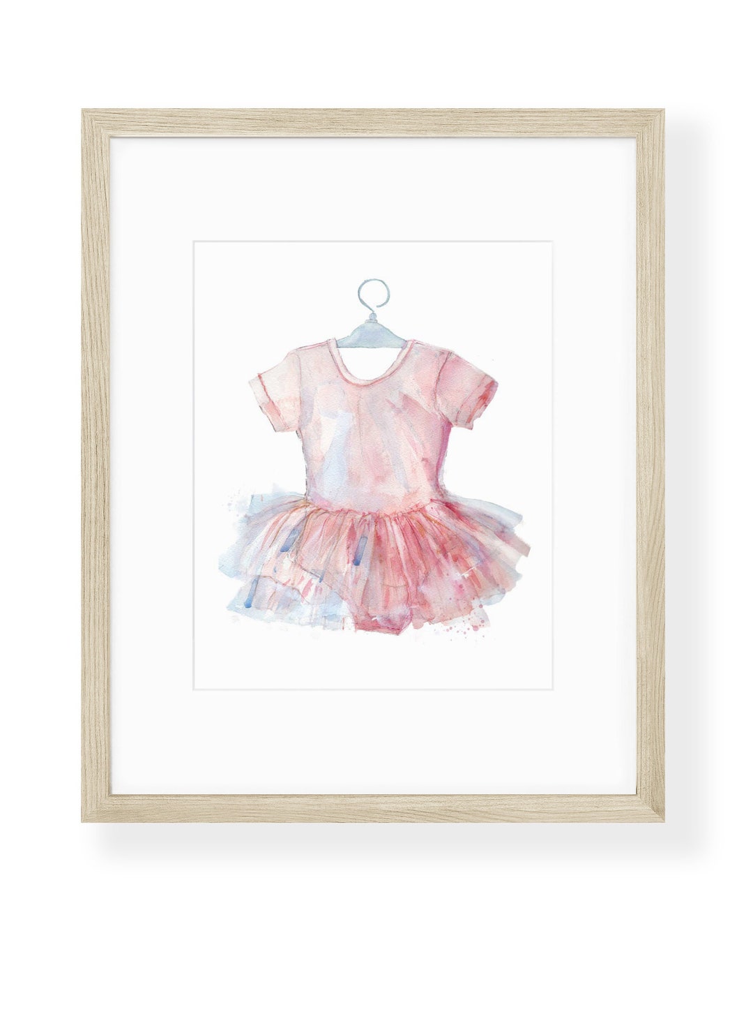 Ballet Print | Watercolor Pink Nursery Art | Nursery Wall Art | Dancer ...