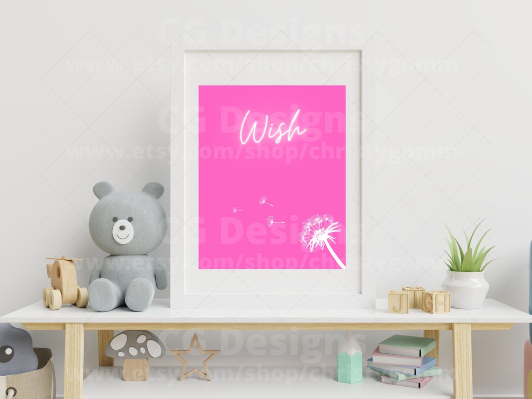 Wish Digital Wall Art 8x10 DIY Printable Customize Gift Edit Template ...