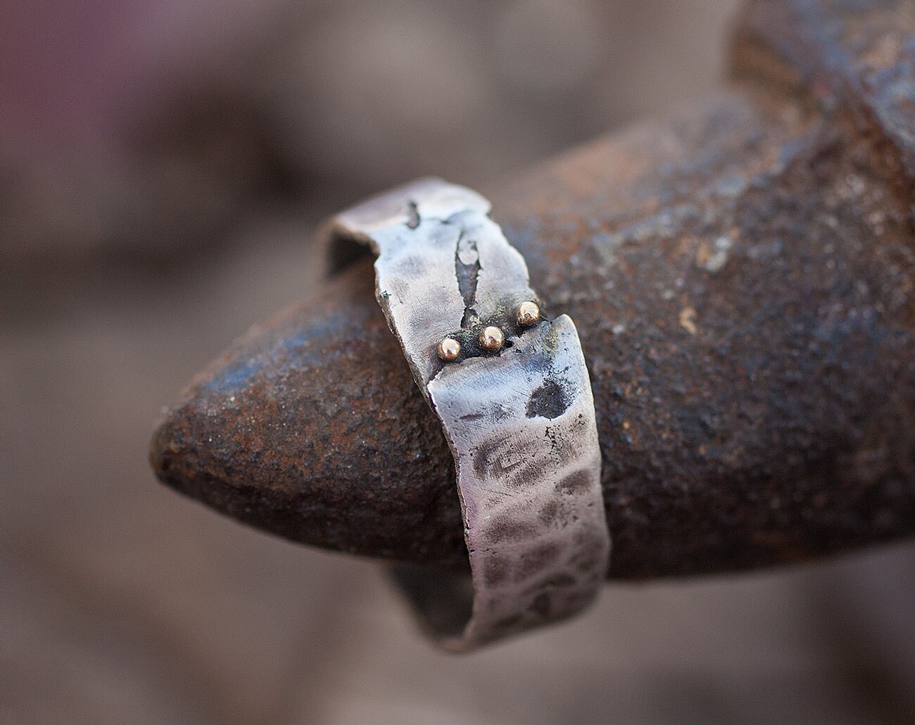 Unique Men Wedding Band: Unusual Engagement Rings - Two Tone Wedding ...