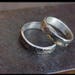 Wedding Ring Set: Rustic Wedding Bands, Matching Wedding Bands, Wedding ...