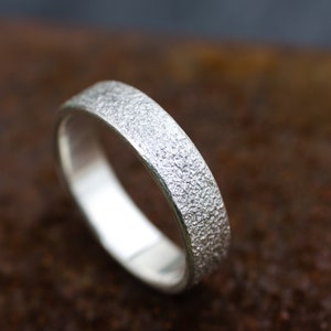 Wedding Ring Set: Rustic Wedding Bands, Matching Rings for Couples ...