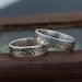 Wedding Ring Set: Rustic Wedding Bands, Matching Wedding Bands, Wedding ...