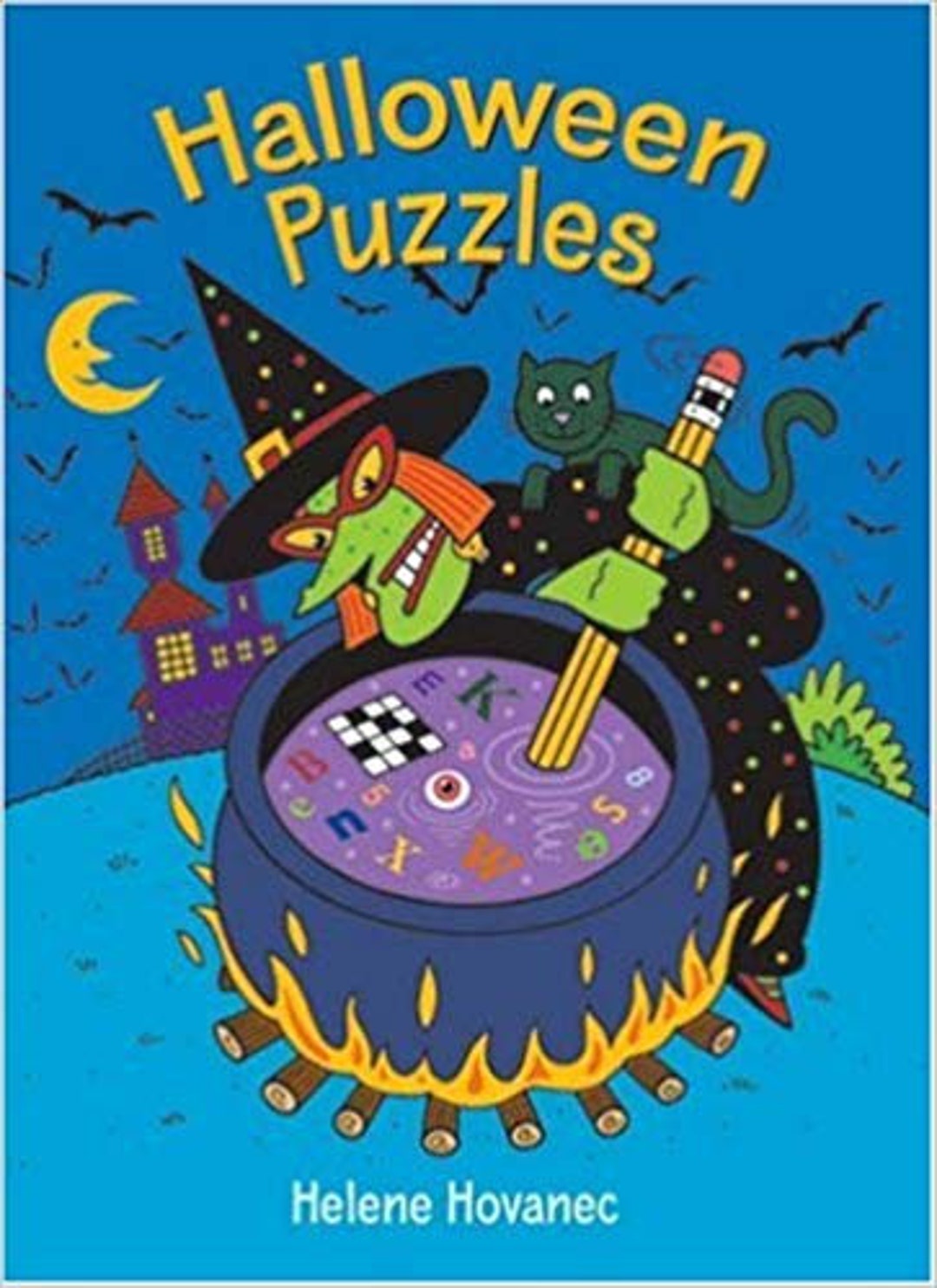 Halloween Puzzle Book - Etsy
