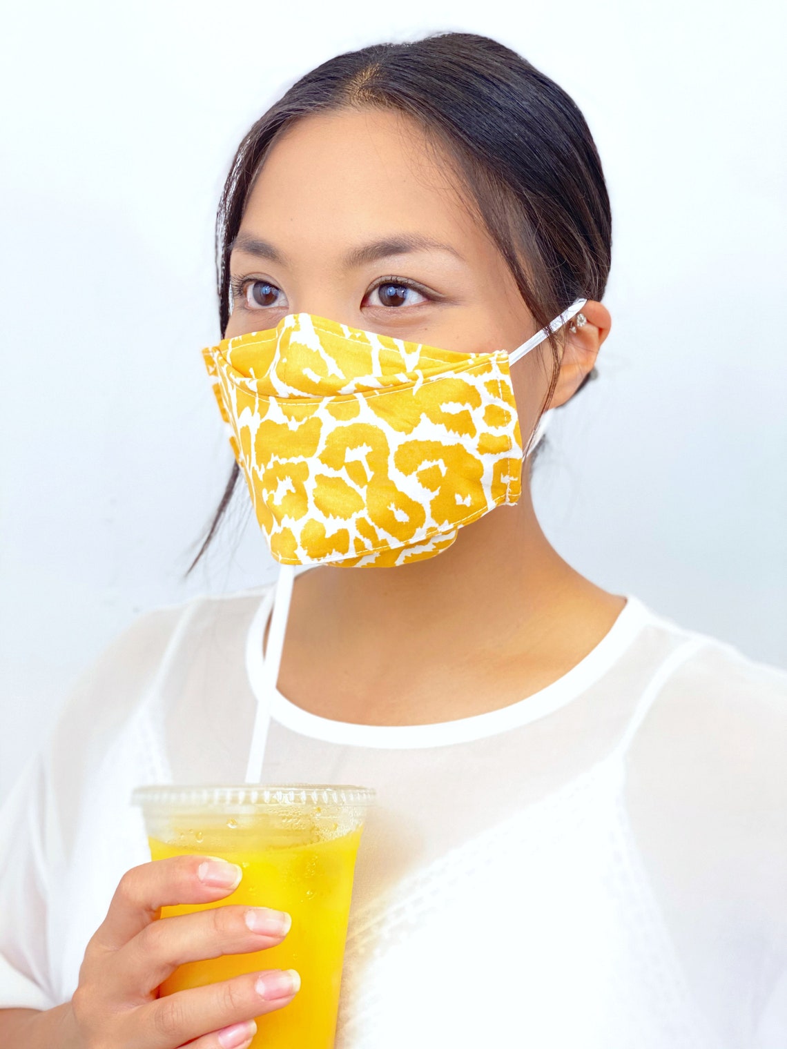 Drink Mask / Straw Mask / Mask With Straw Hole / Self Closing - Etsy UK