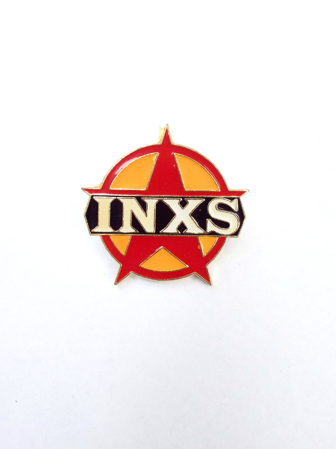 Vintage 80s Deadstock INXS Enamel Pin | Etsy