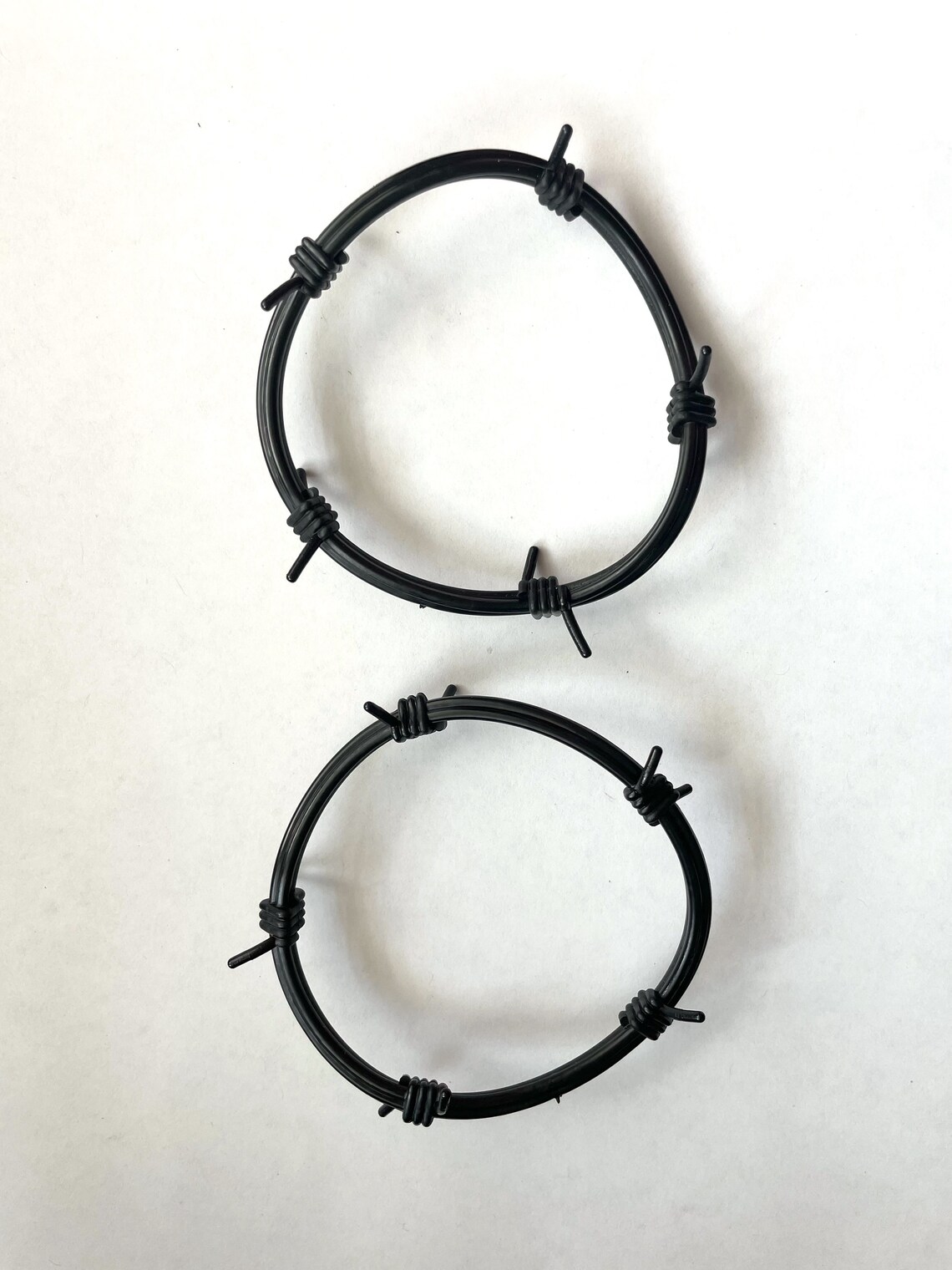 Vintage Deadstock 90s Rubber Barbed Wire Bracelets set of 2 - Etsy