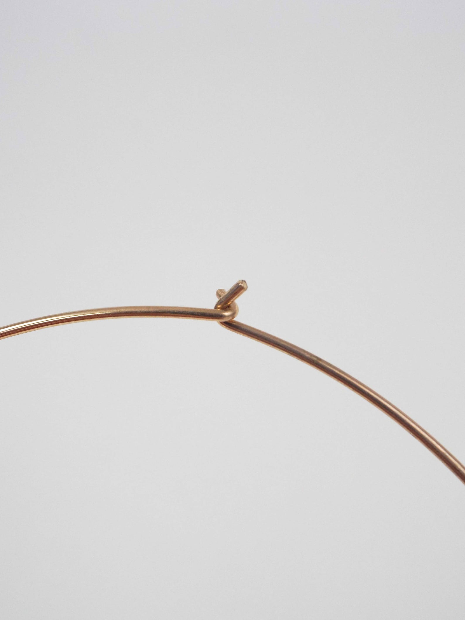 Vintage 70s Minimalist Faux Gold Choker - Etsy