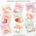 Kawaii Guinea Pig Valentine Day Card for Kids, School Valentine ...