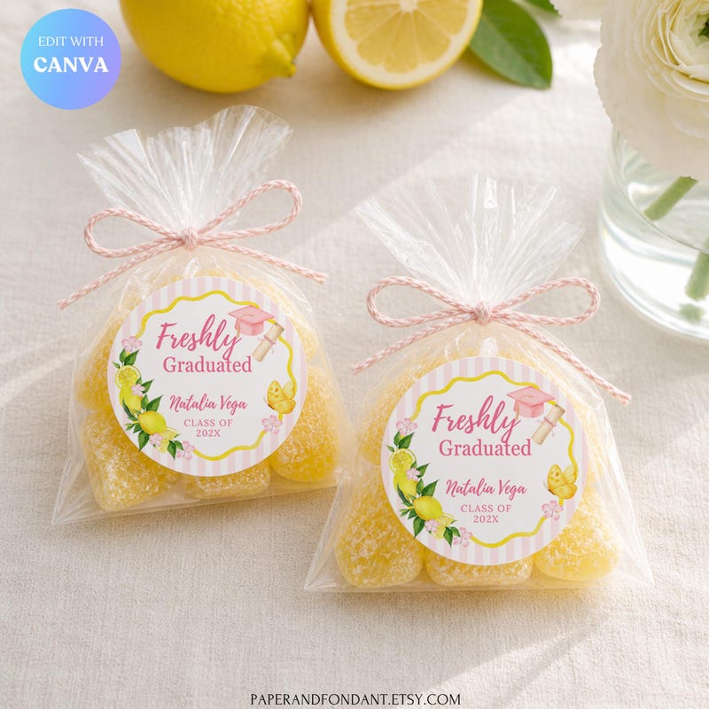 Freshly Graduated Invitations - Etsy