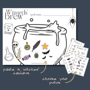Wizard Brew Potion Craft Activity, Halloween Dramatic Play,educational ...
