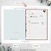 Crush Classroom Note Greeting Card for Her/him, He Loves Me, High ...