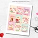 Kawaii Guinea Pig Valentine Day Card for Kids, School Valentine ...