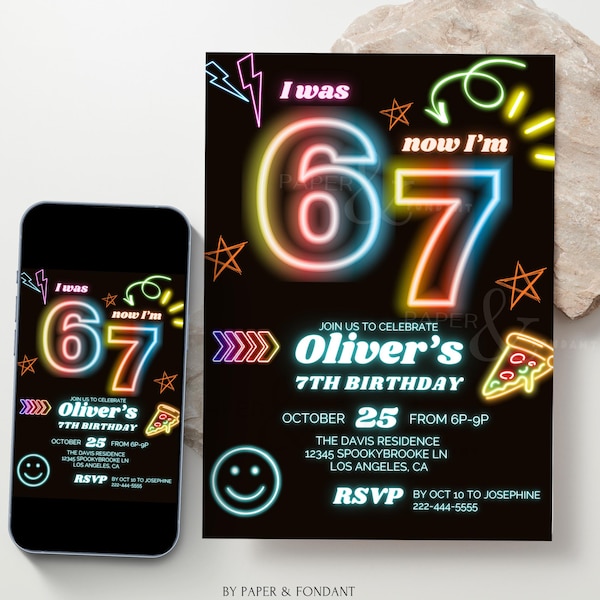 67 Neon - Etsy