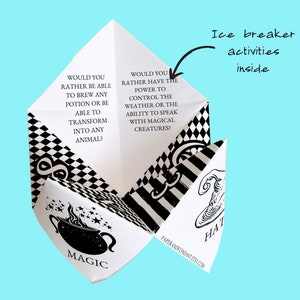 Wizard Fortune Teller With Activities, Magic, Spell Theme Cootie ...