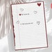 Crush Classroom Note Greeting Card for Her/him, He Loves Me, High ...