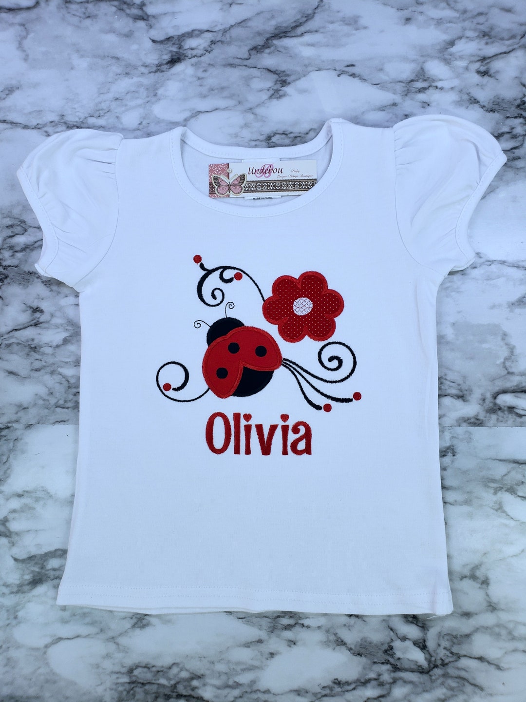 Ladybug Shirt/ladybug Dress/ladybug Outfit/party Outfit/girly Ladybug ...