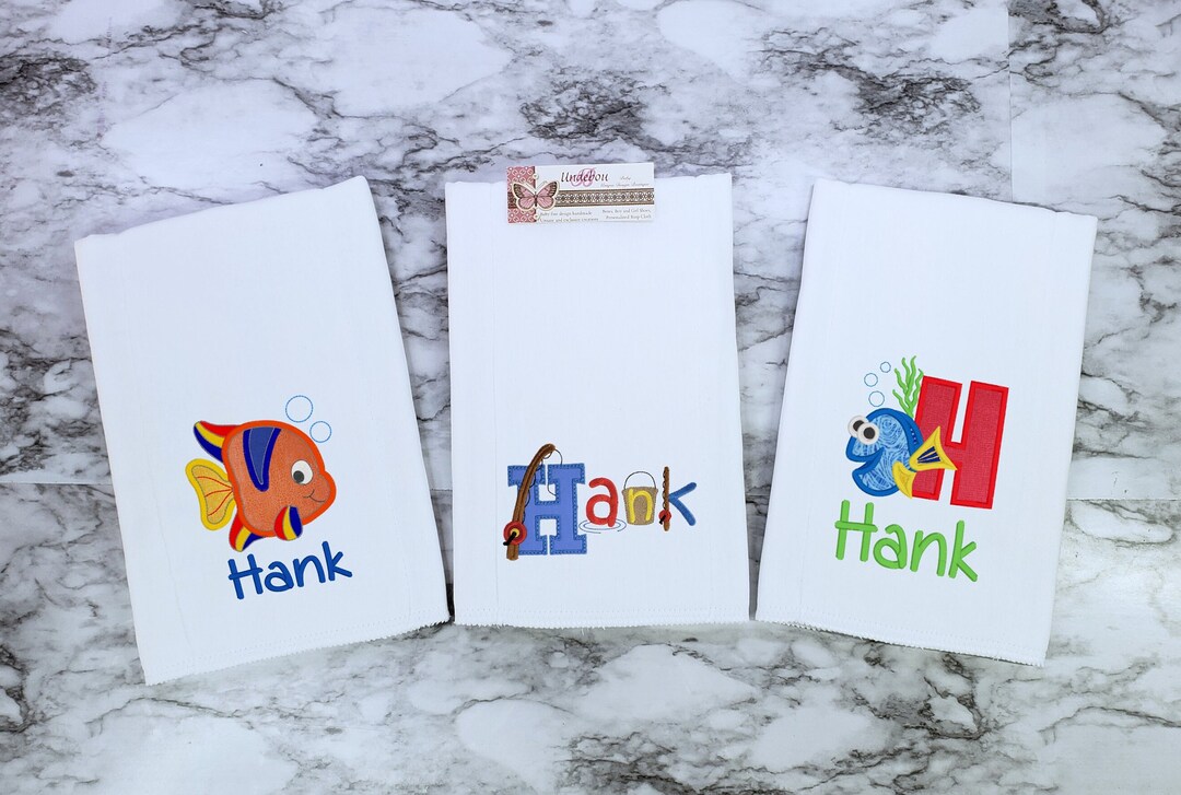 Fish Diaper Burp Cloth/fishing Burp Cloth/baby Boy Burp Cloth ...