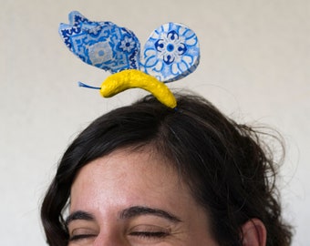 Butterfly Fascinator Hat - Etsy