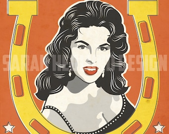 Wanda Jackson Screenprinted Poster - Etsy