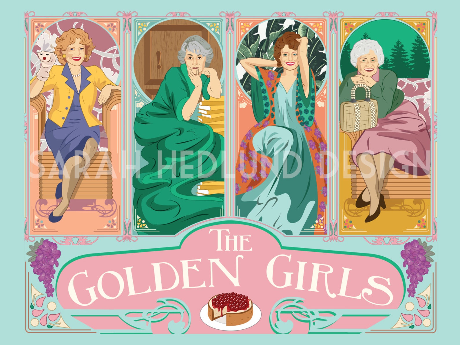 Golden Girls Poster - Etsy
