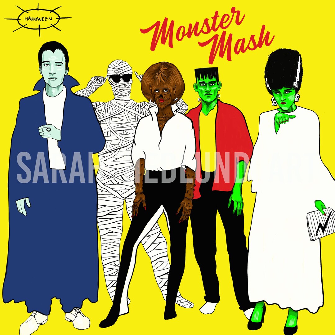 Monster Mash B-52's Poster - Etsy