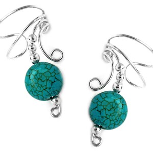 Ear Charms® Long Wave™ Ear Cuff Earring Non-pierced Cartilage Wraps ...