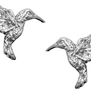 Hummingbird Ear Cuff Earring Non-pierced Cartilage Wrap Sterling Silver ...