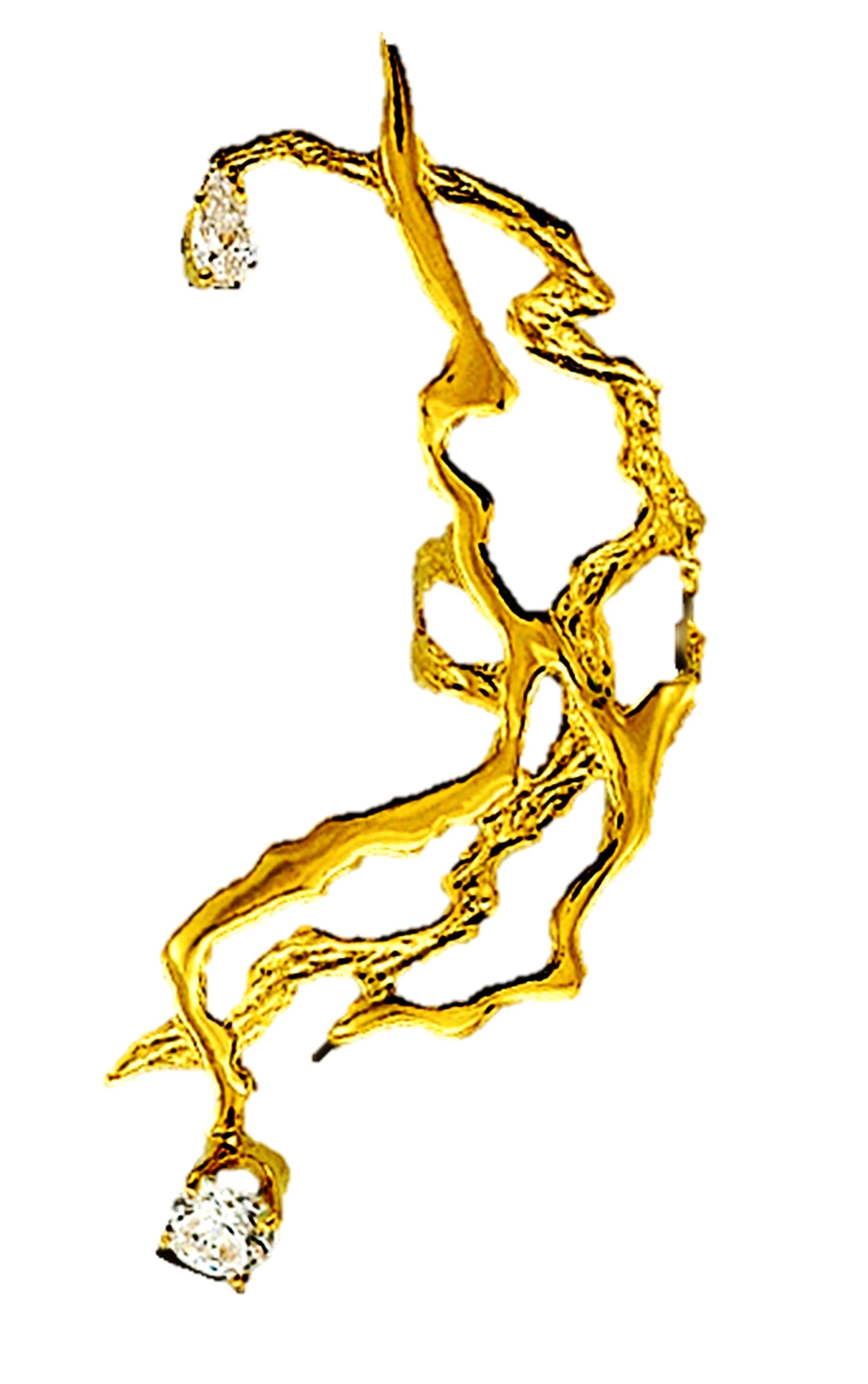 Ear Charms® Full Ear lightening W/ 2 Cz's Ear - Etsy