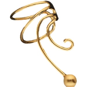 Ear Charms Simple Ball Wave™ Ear Cuff Non-pierced Earring Wraps in ...