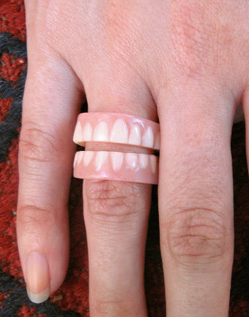 Denture Ring separated Upper and Lower - Etsy