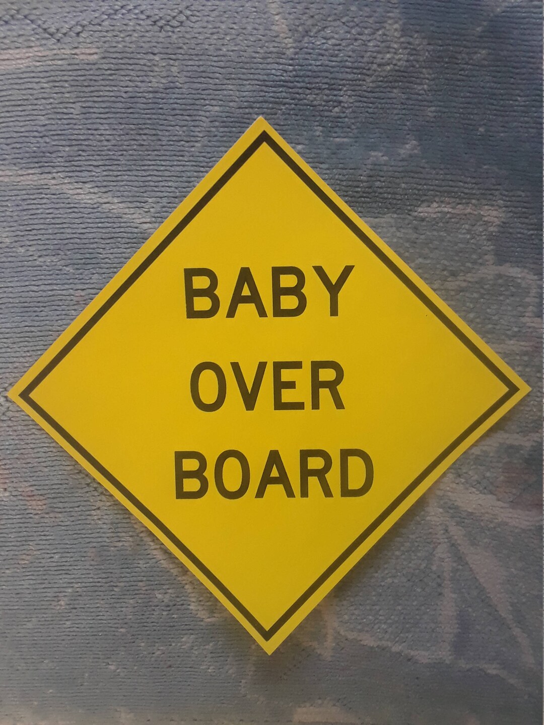 Baby Over Board Window Sticker - Etsy