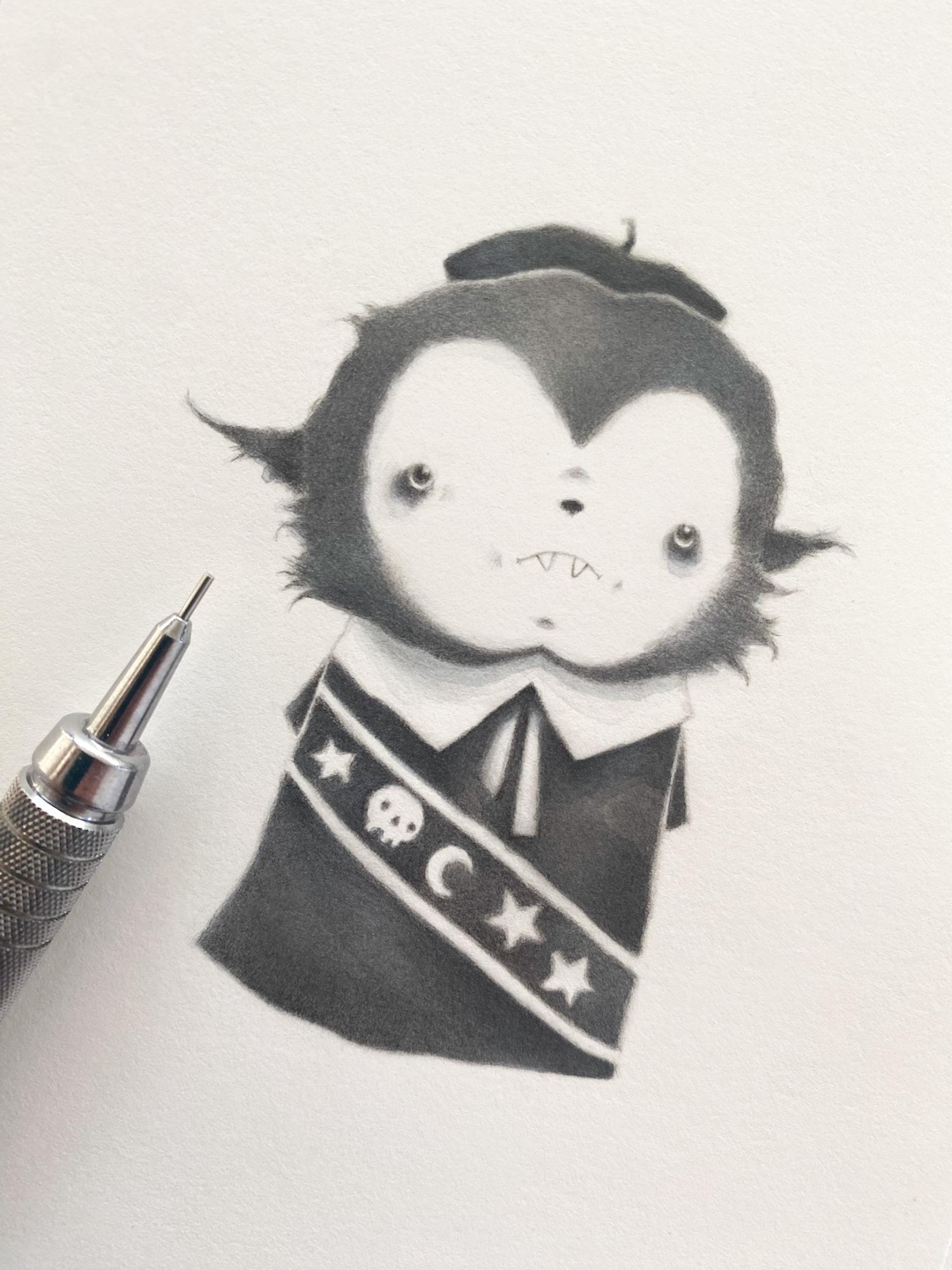 Were Scout - 4x6 Inch Drawing, Pencil and Watercolor Wash on Paper - Etsy