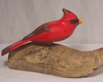 Wooden cardinal | Etsy