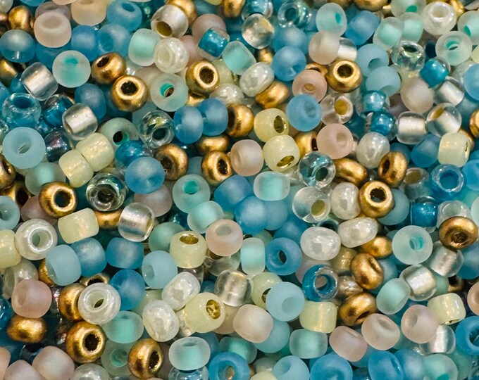 Miyuki 8/0 Seed Beads, Ocean Beach, Custom Mix Seed Beads - Etsy