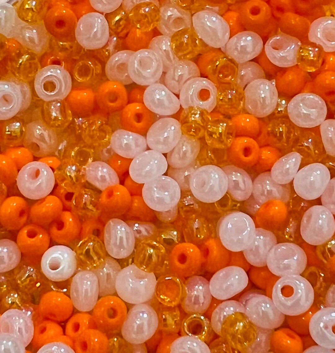 6/0 Miyuki Orange Crush Seed Bead Mix, Bead Supply, Seed Beads , Custom ...