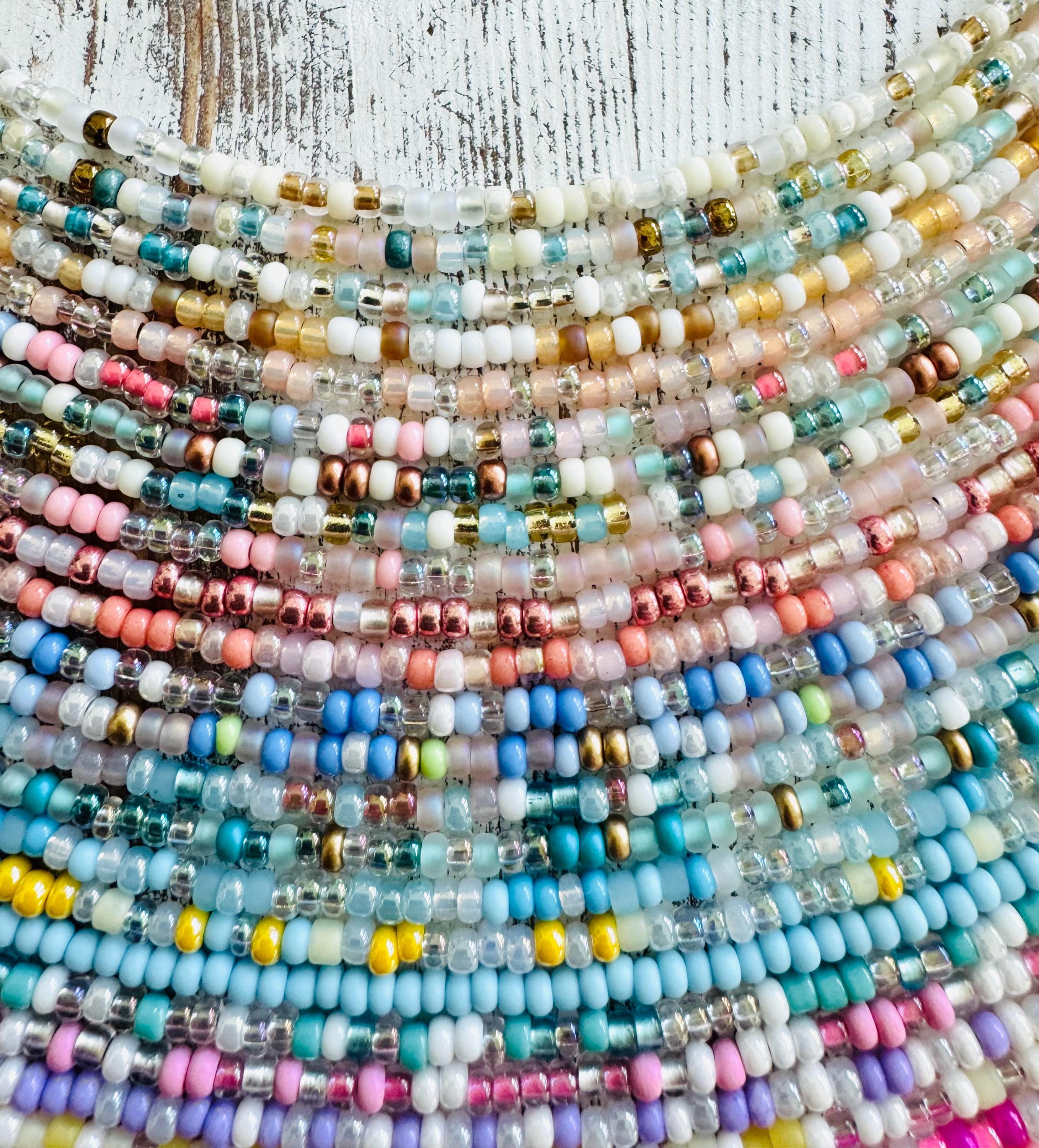 Initial Beaded Choker Necklace, Letter Charm Beaded Chokers, Dainty ...