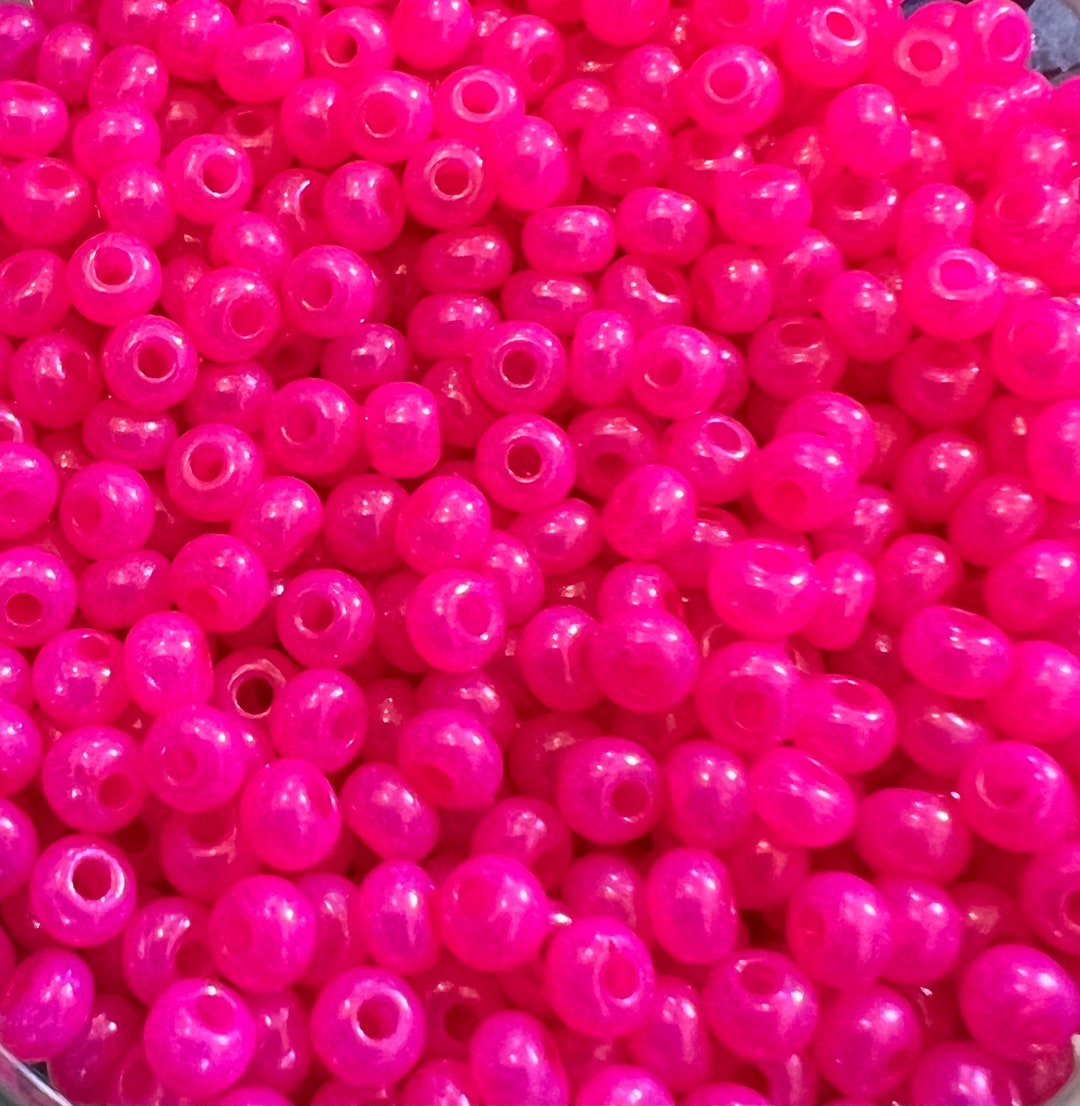 6/0 Miyuki Hot Pink Seed Beads - Etsy