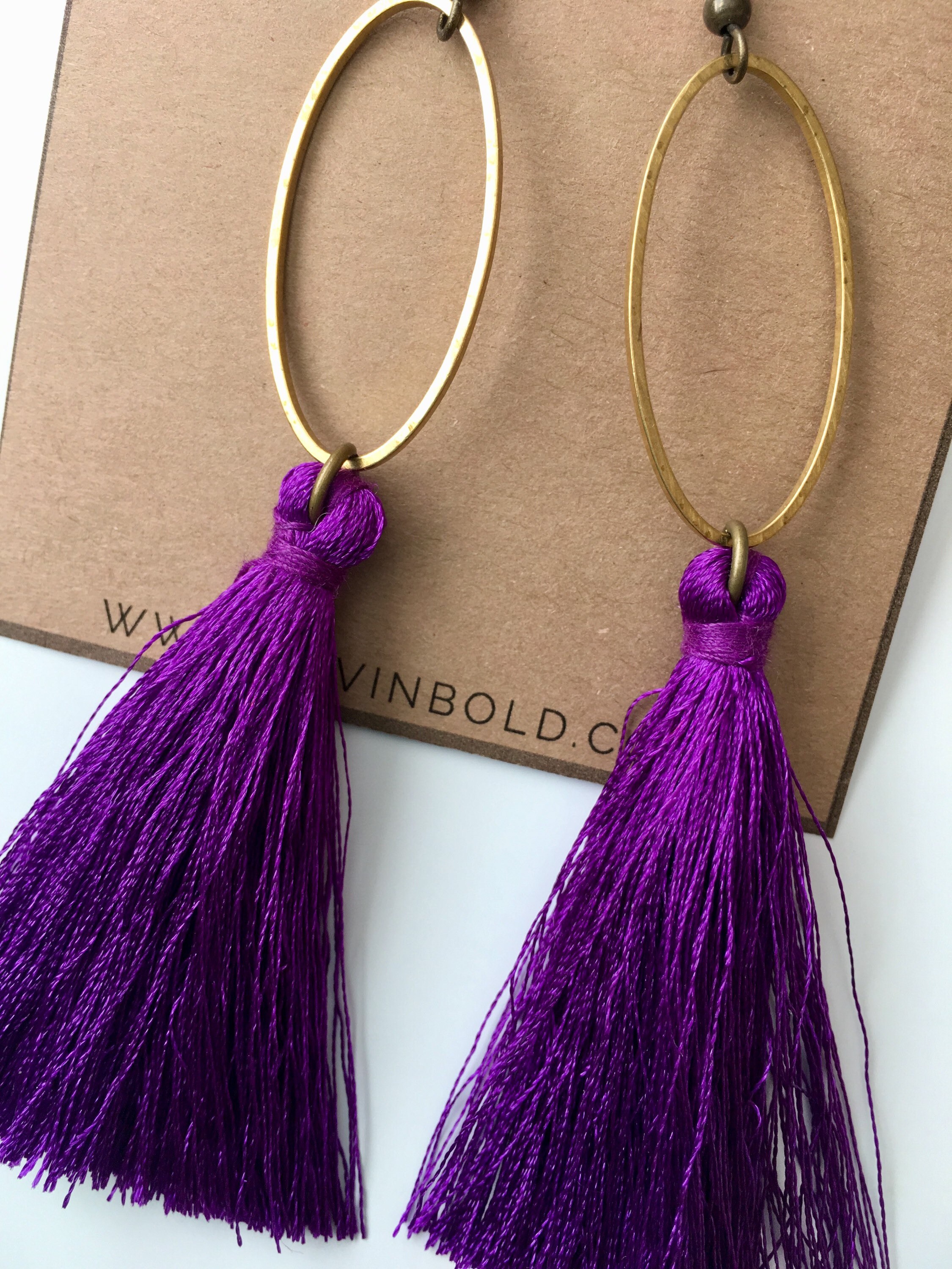 Purple earrings / ultra violet earrings / violet earrings / | Etsy