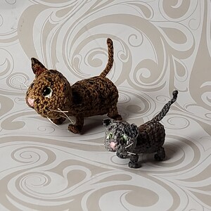 Miniature Cat Microcat CROCHET PATTERN Amigurumi Animal PDF by Toymagic ...