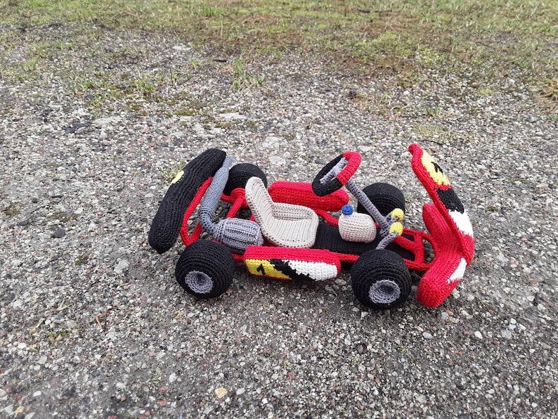 Karting Inspired by Racing Kart CROCHET PATTERN. PDF Amigurumi - Etsy ...